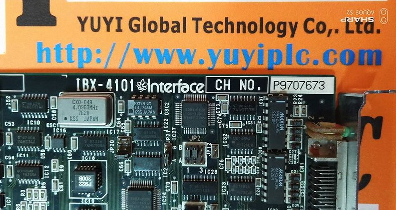 INTERFACE IBX-4101 CONTROLLER PC BOARD CARD - PLC DCS SERVO Control MOTOR POWER SUPPLY IPC ROBOT